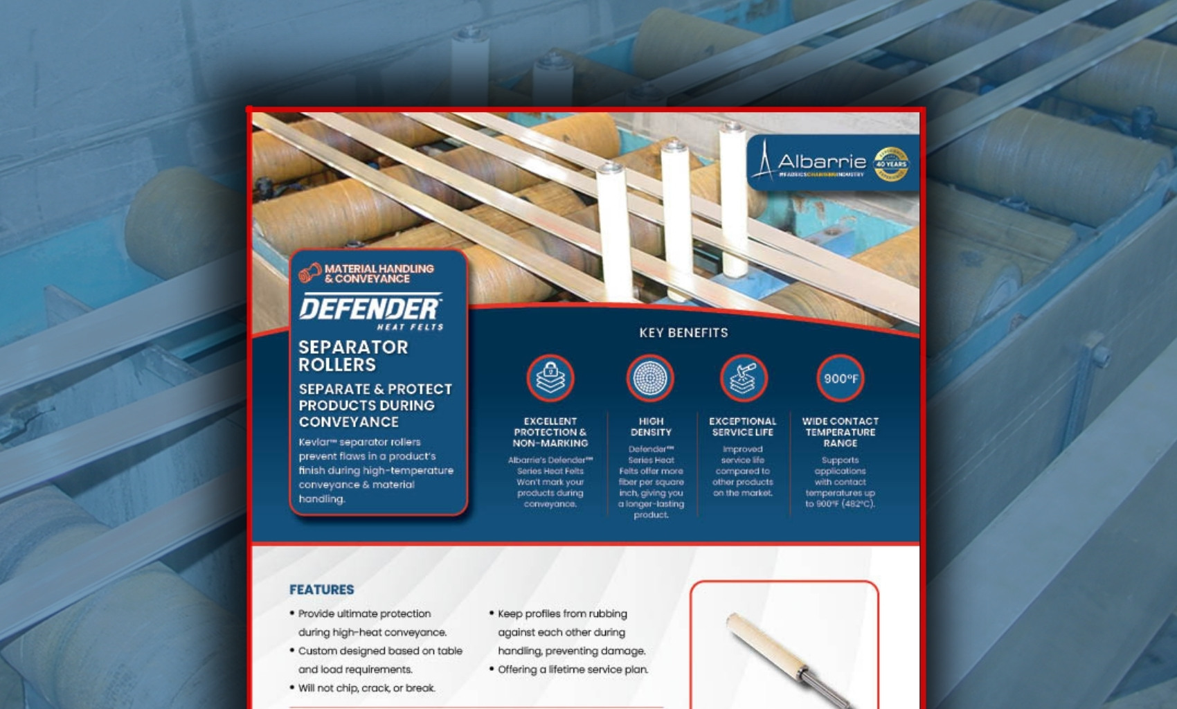 Separator Roller Brochure | Resources | Albarrie