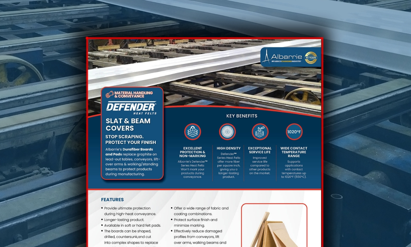 Defender Slat and Beam Brochure | Resources | Albarrie